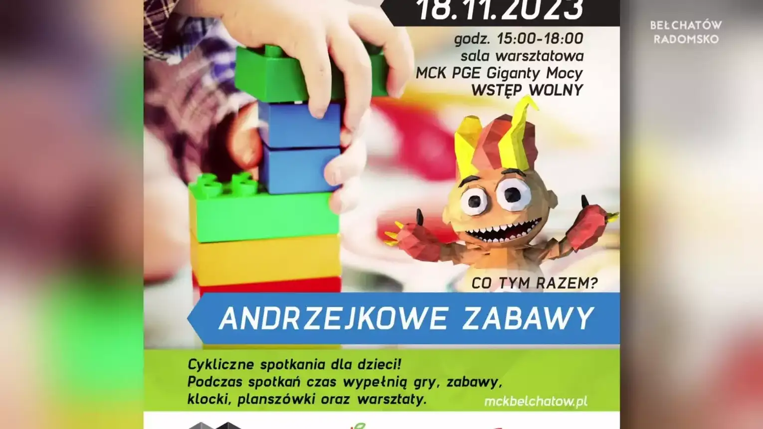 Andrzejkowe zabawy dla najmłodszych w Gigantach Mocy w Bełchatowie