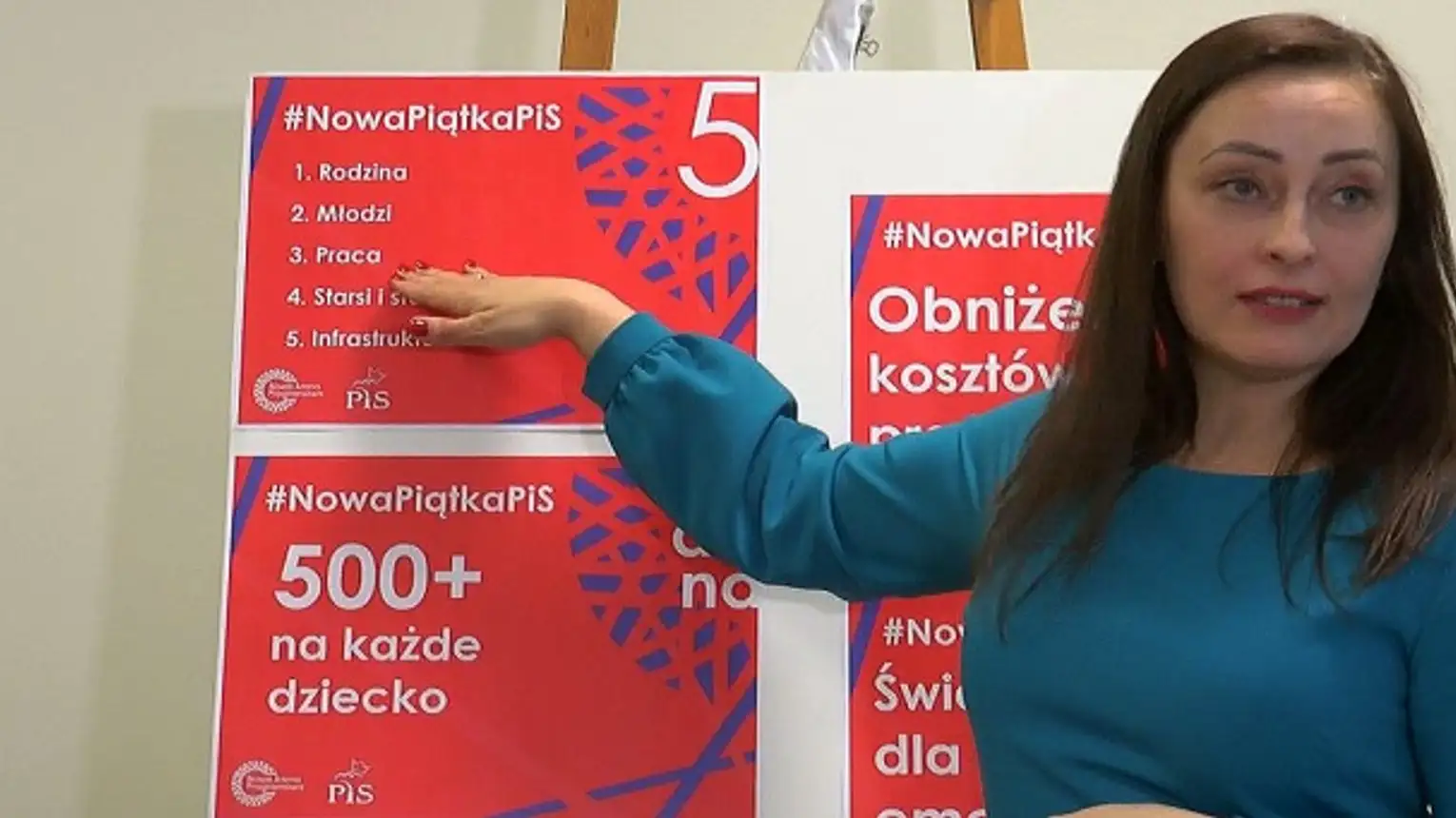 Nowa Piątka PiS według poseł Janowskiej Nowa Piątka PiS według poseł Janowskiej
